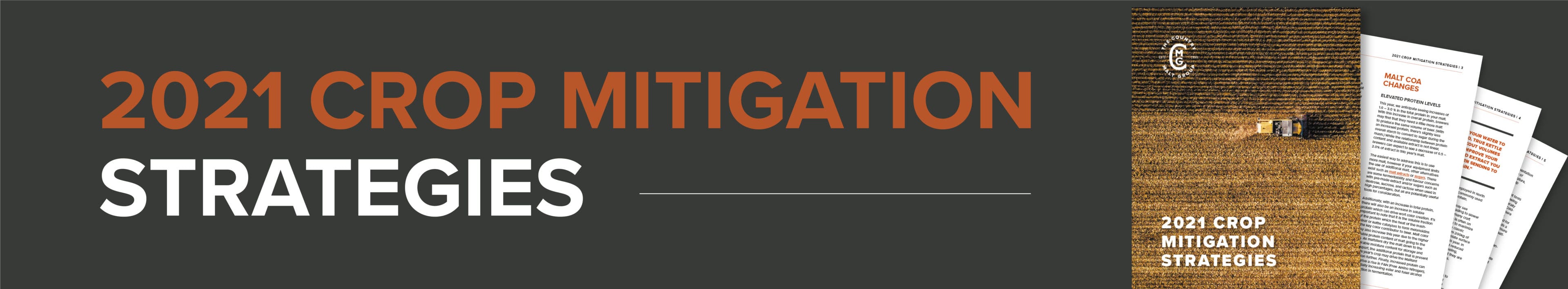 2021 CROP MITIGATION STRATEGIES - Country Malt Group