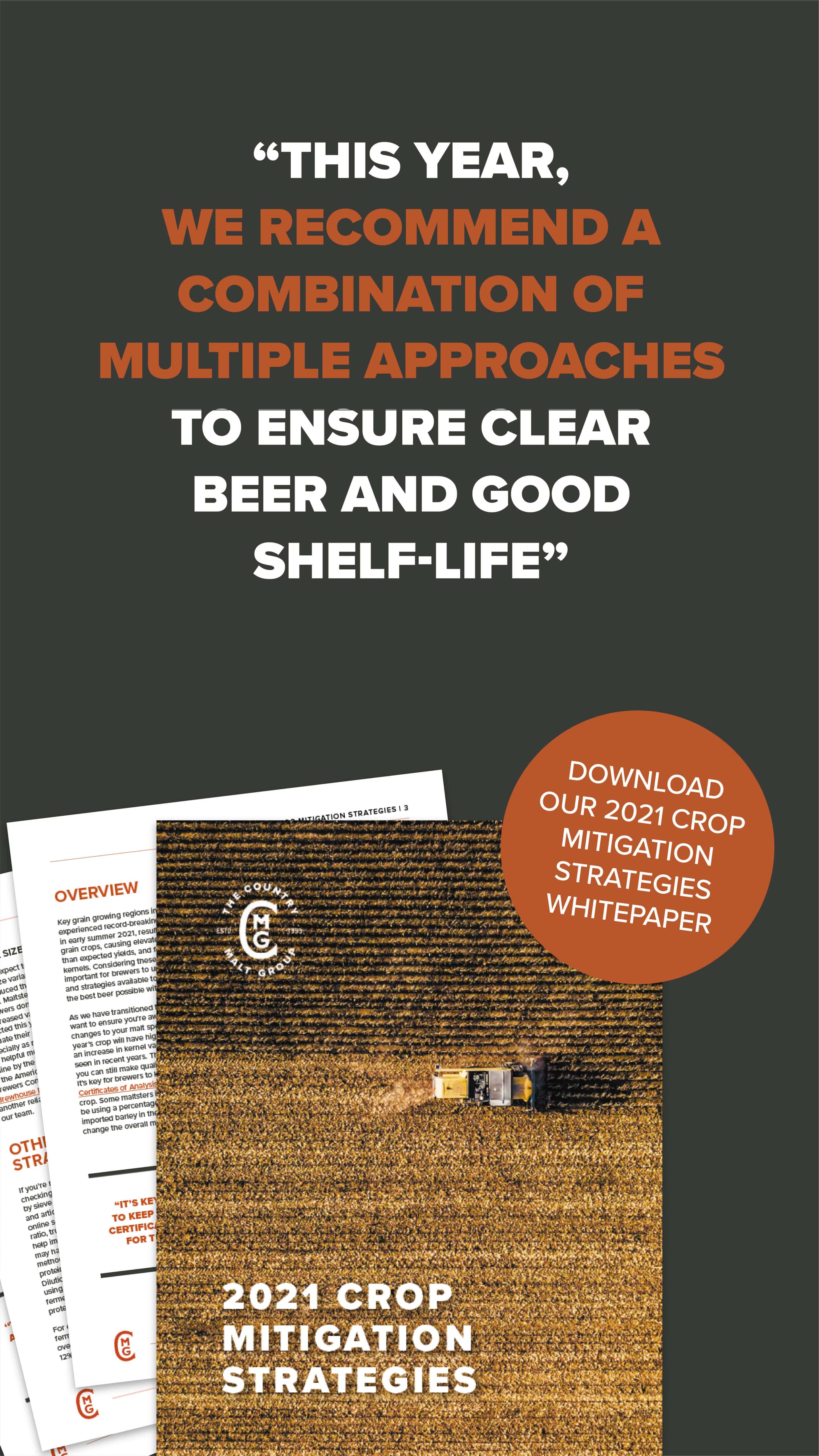 2021 CROP MITIGATION STRATEGIES - Country Malt Group
