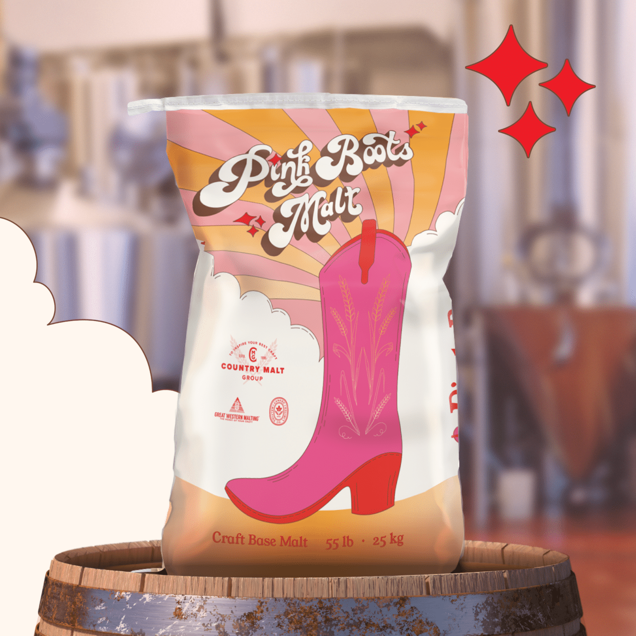 INTRODUCING THE PINK BOOTS MALT - Country Malt Group